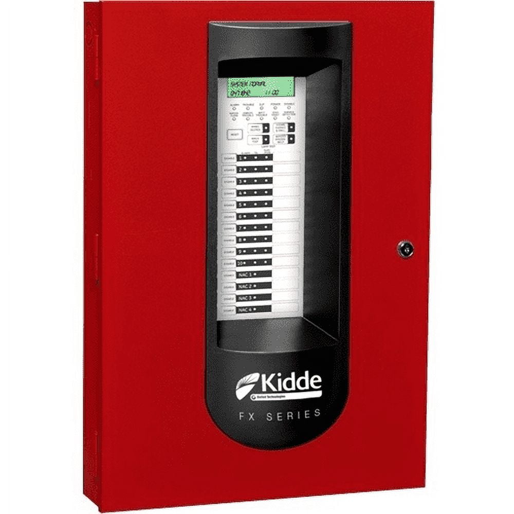 Kidde FX-10R 10 Zone Fire Alarm Control Panel, Red - Walmart.com