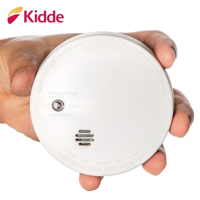 Kidde Fire Sentry Micro Profile 3 Year Smoke Alarm, 9 Volt Battery ...