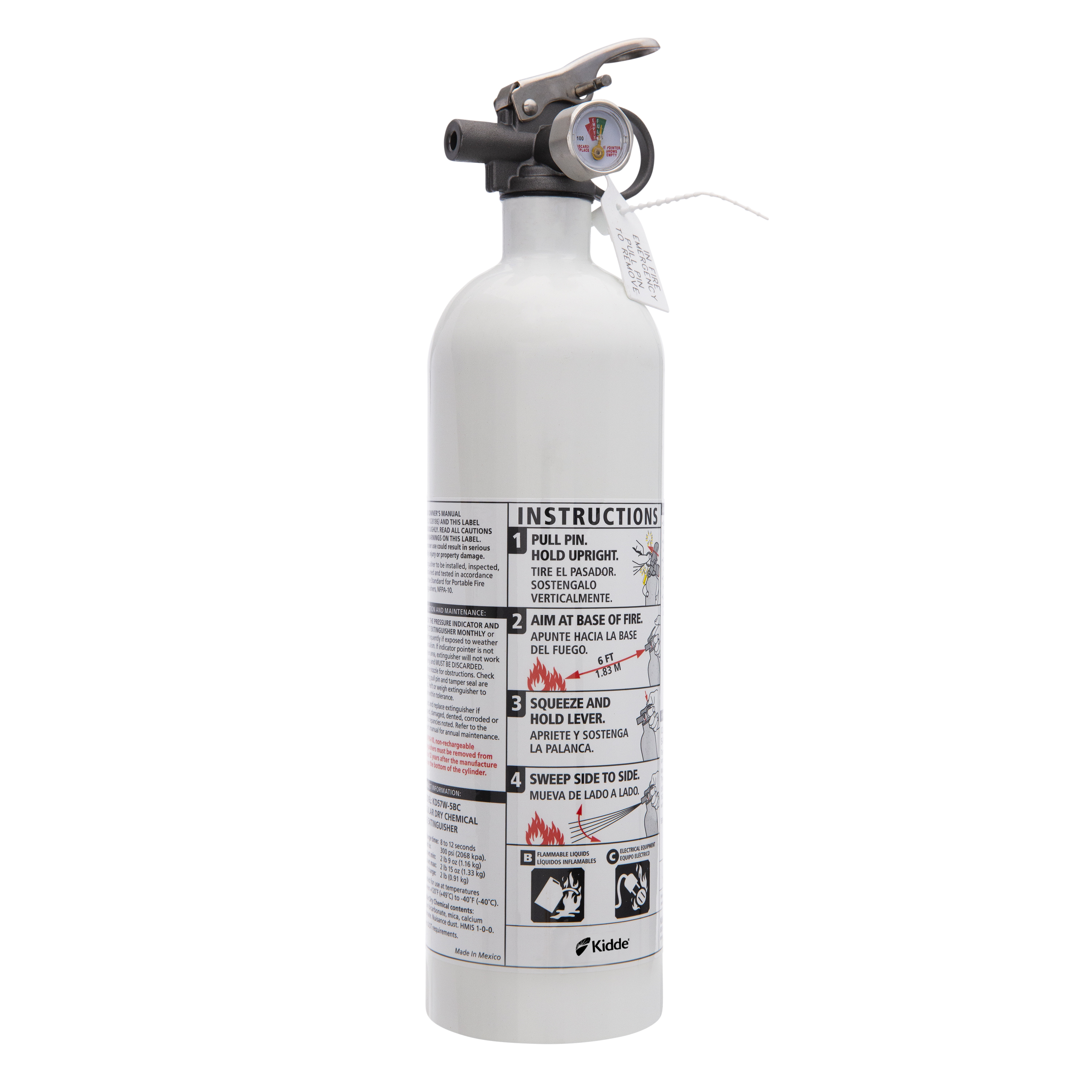 Kidde Fire Extinguisher For Household US Coast Guard Agency Approval ...