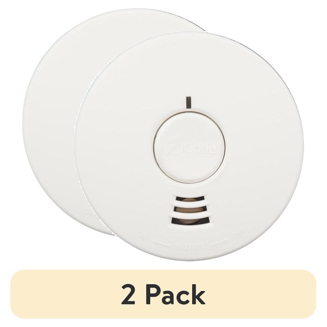 (2 pack) Kidde Micro 4", 10-Year Sealed Battery Ionization Smoke Alarm ...