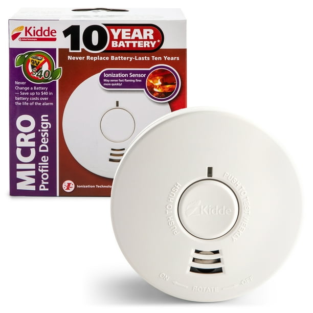 Kidde Micro 4", 10-Year Sealed Battery Ionization Smoke Alarm, Model ...