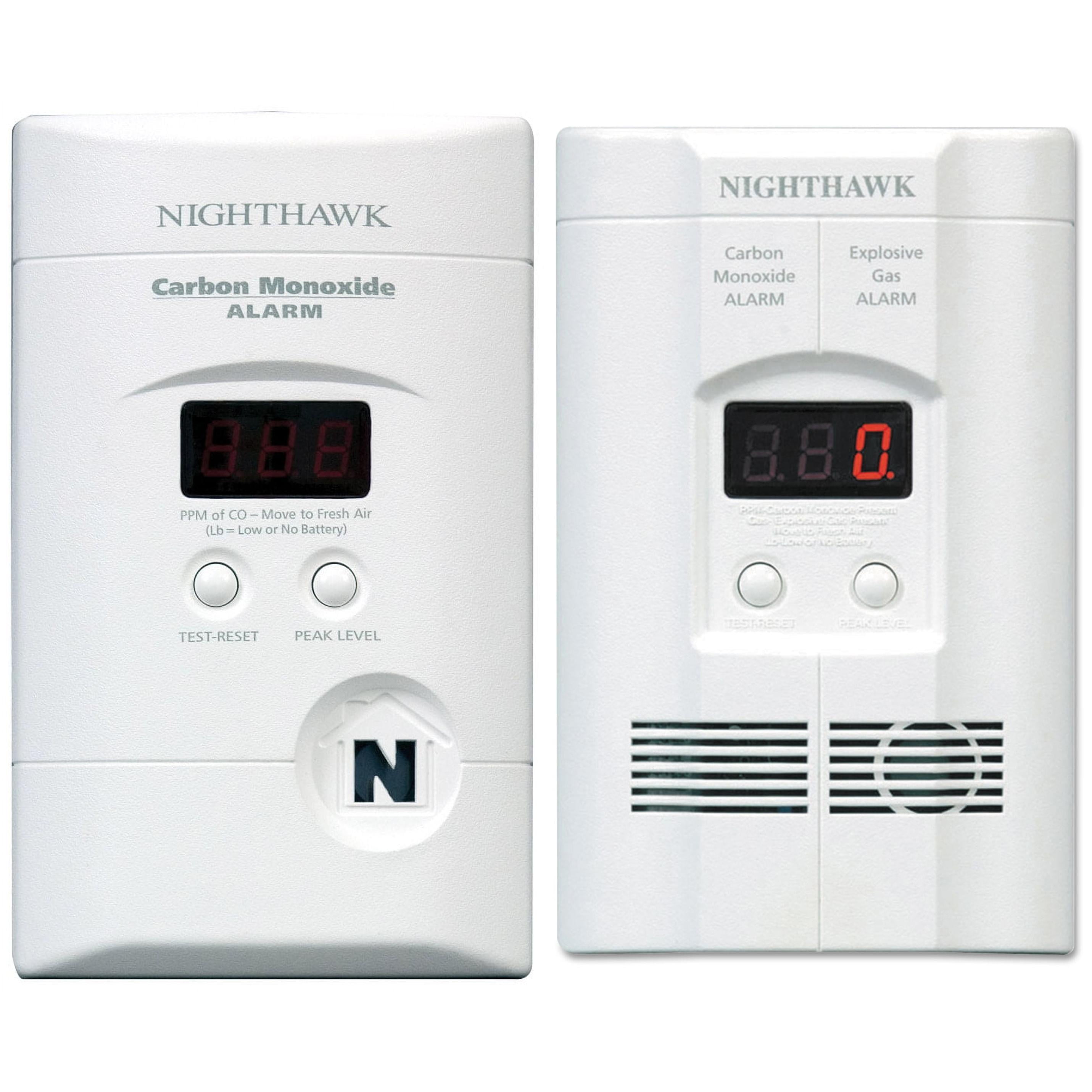 Kidde NightHawk Alarm & Kidde (CO) Carbon Monoxide and Gas Alarm Bundle ...