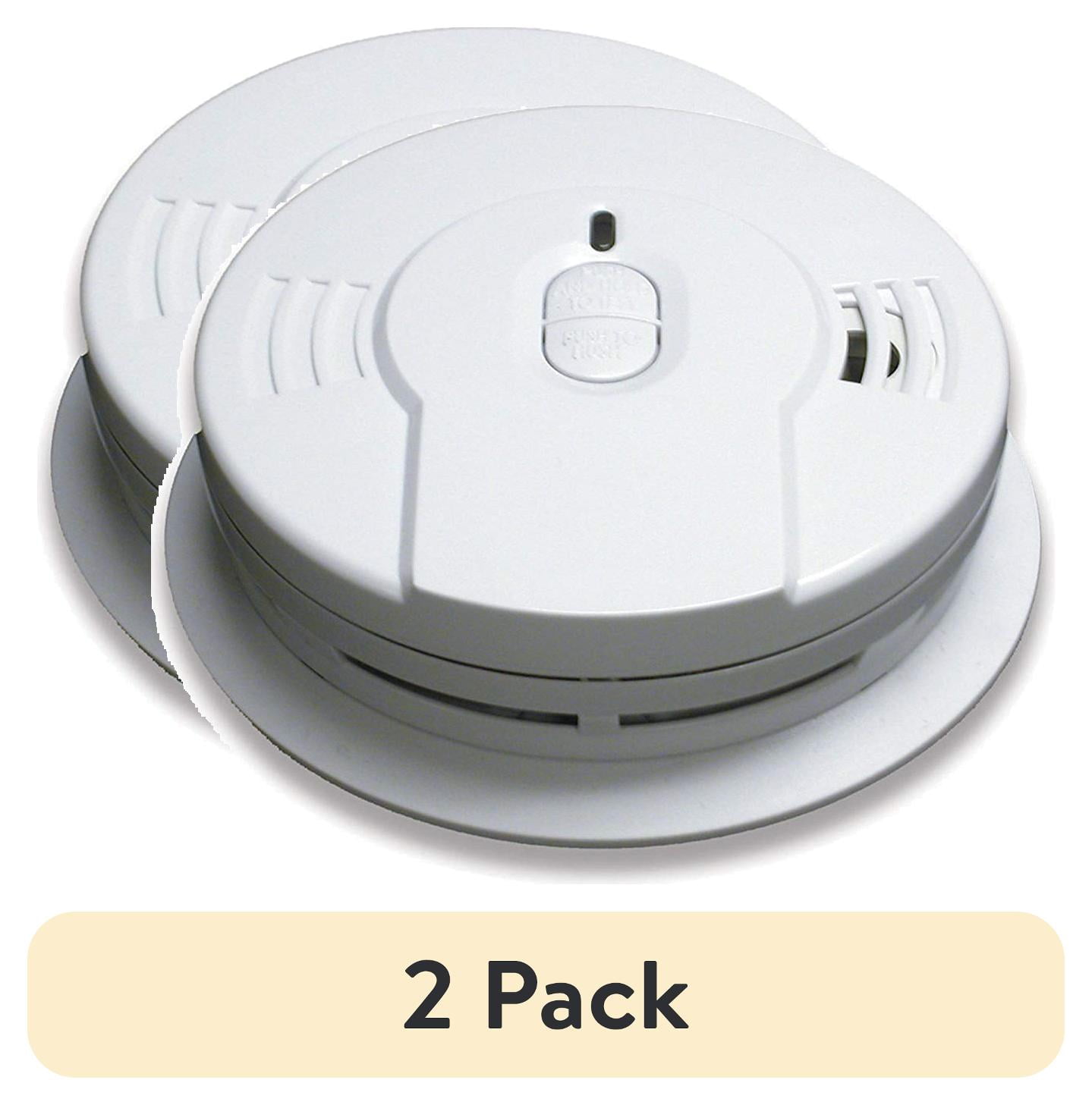 (2 pack) Kidde Sealed Lithium Battery Power Ionization Smoke Alarm ...