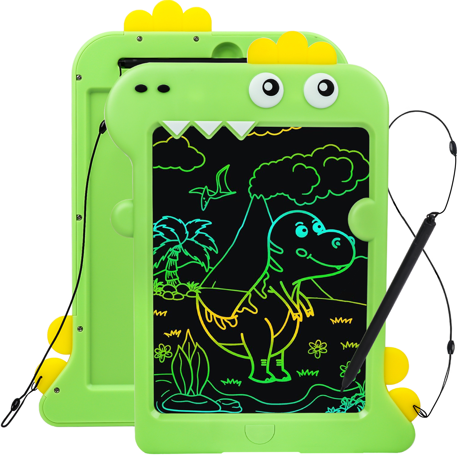 KiddiTouch LCD Writting Tablet for Kids 10 Inch Dinosaur Erasable ...