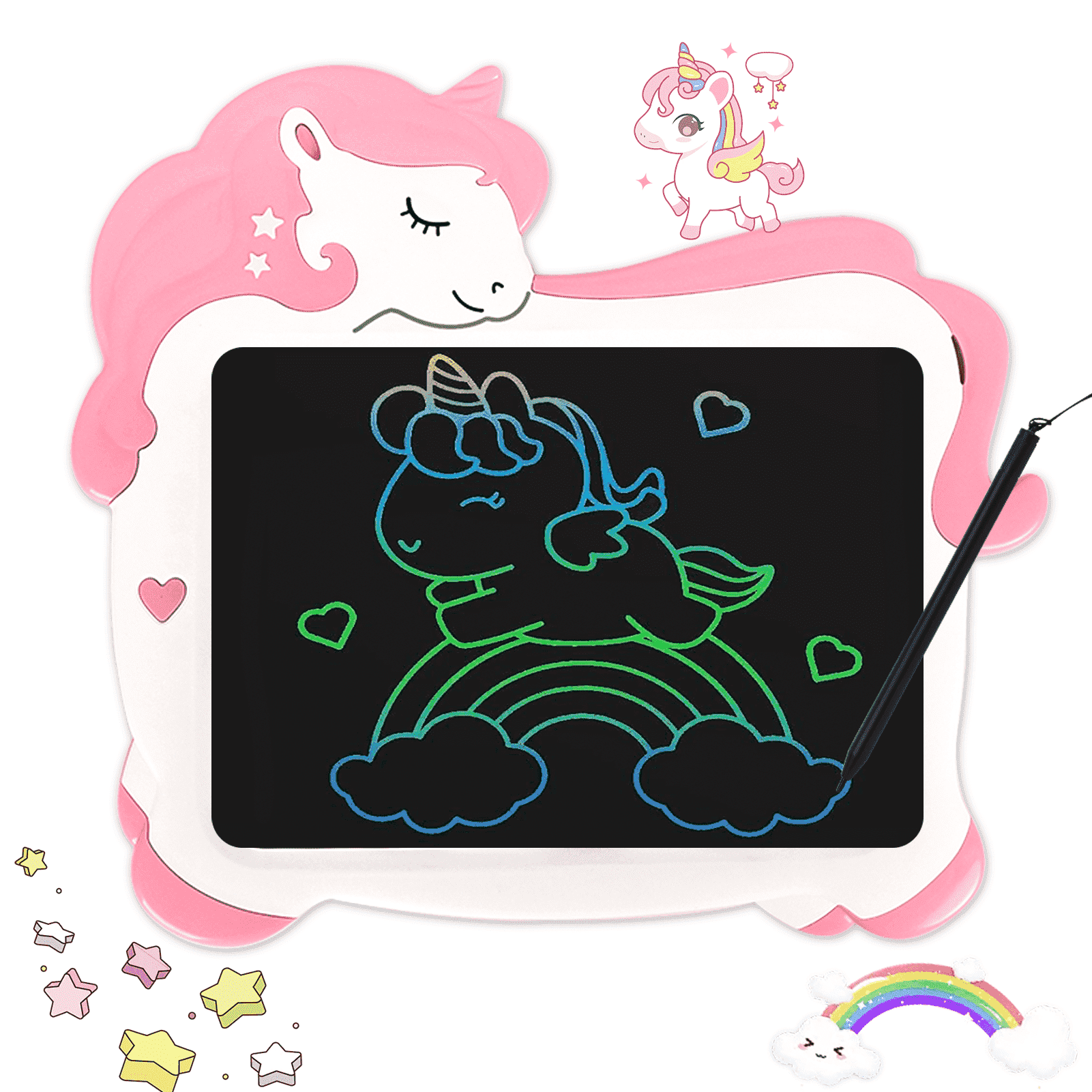 KiddiTouch 12-Inch LCD Writing Tablet, Mess-Free Doodle Board, Car Trip ...