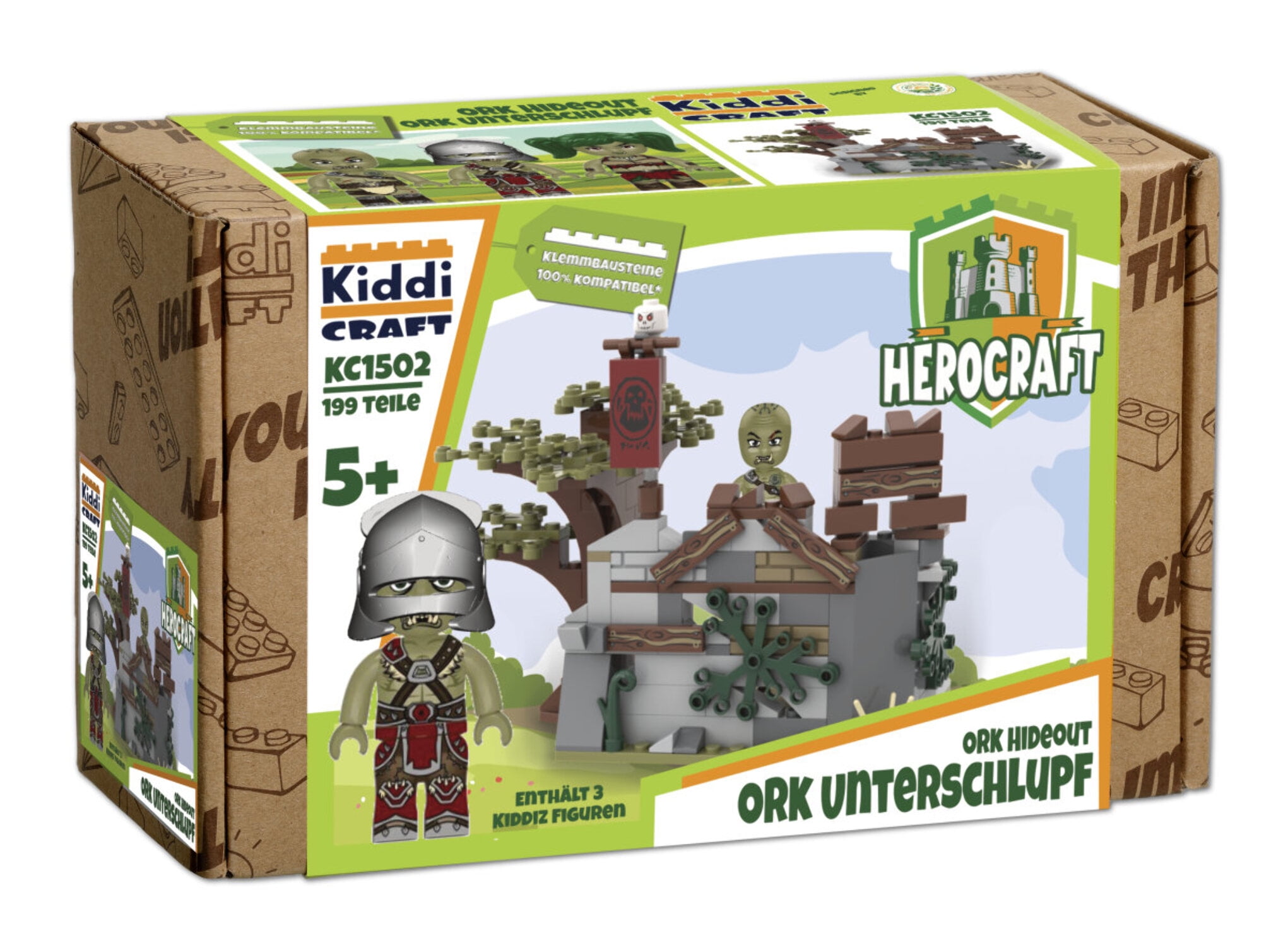 Kiddicraft Herocraft – Orc Hideout Building Set KC1502 - Walmart.com
