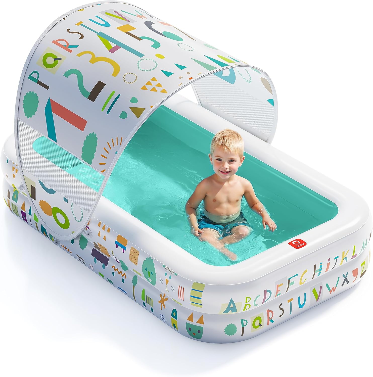 Kiddie Pool – 65" x 39" Inflatable Pool for Kids & Toddlers, Ball Pit ...