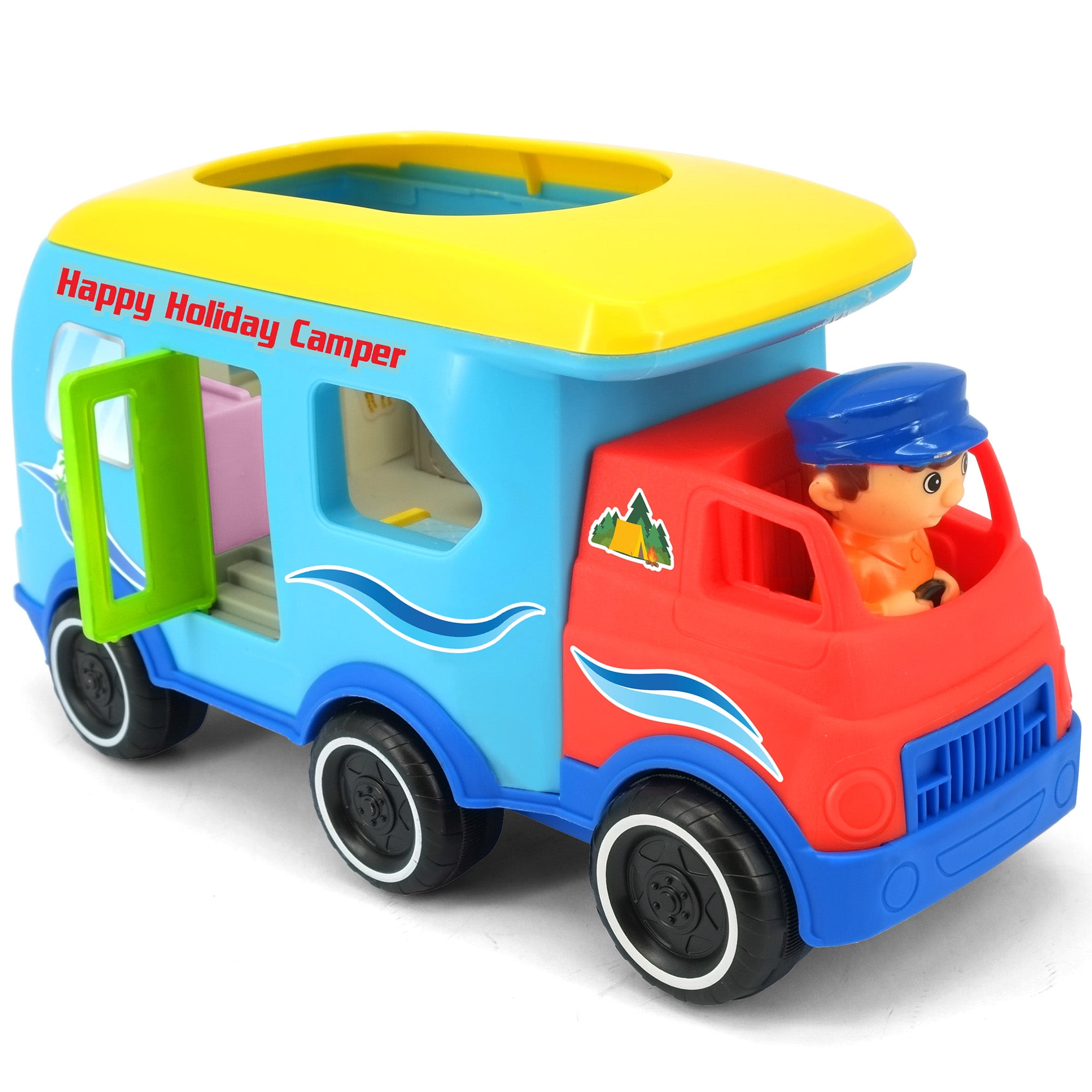 Kiddieland: Light & Sound: Activity Happy Camper - Motorized Toy ...