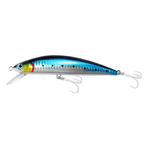 Kiddiway Slow Sinking Hard Bait Lure - with Sharp Hooks, Heavy Weight ...