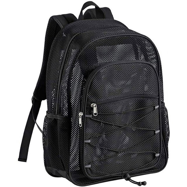 Heavy Duty Mesh Backpack for College, Commuting, Swimming, Beach ...