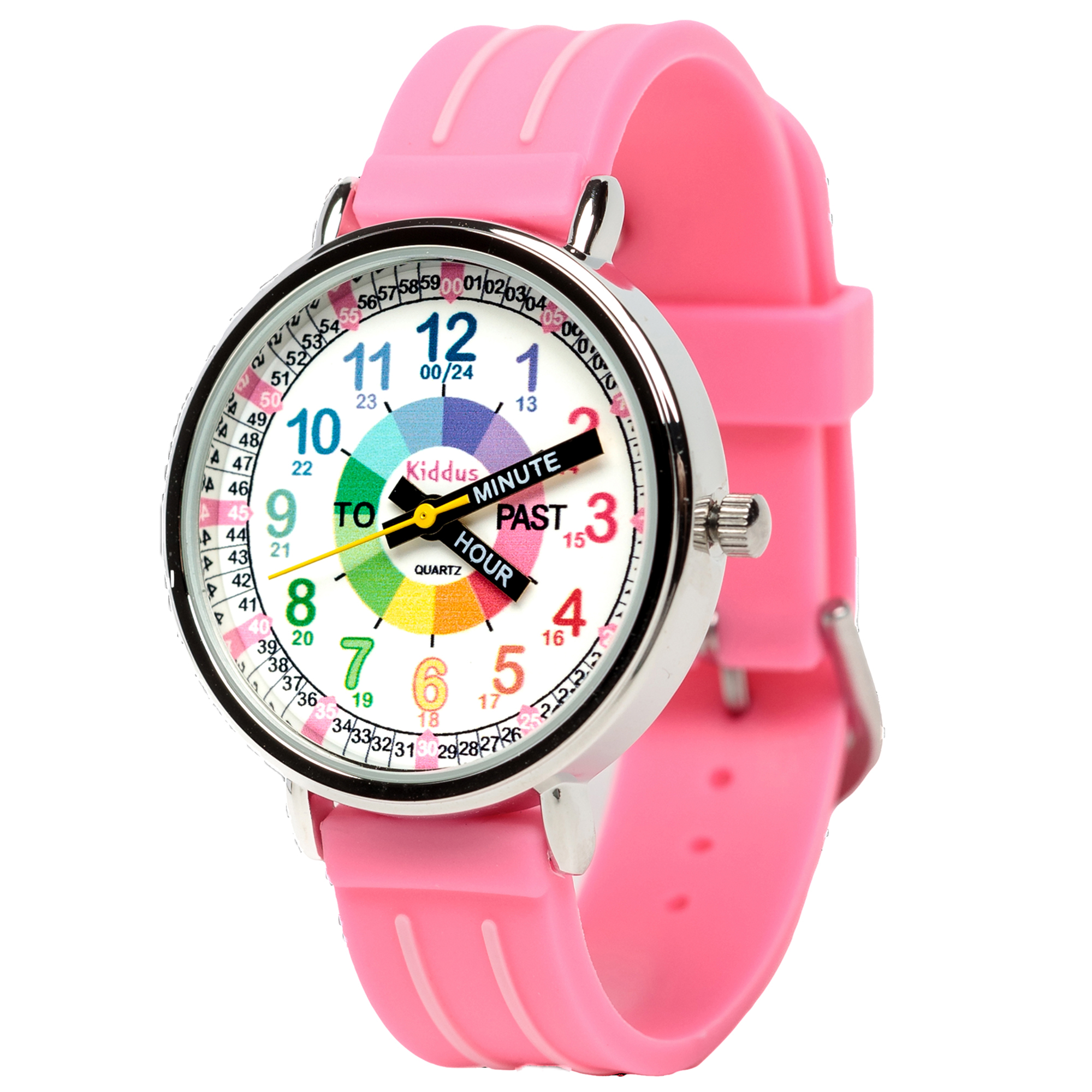 TIMEX TIME MACHINES® 24mm Pink Strap Watch - Walmart.com