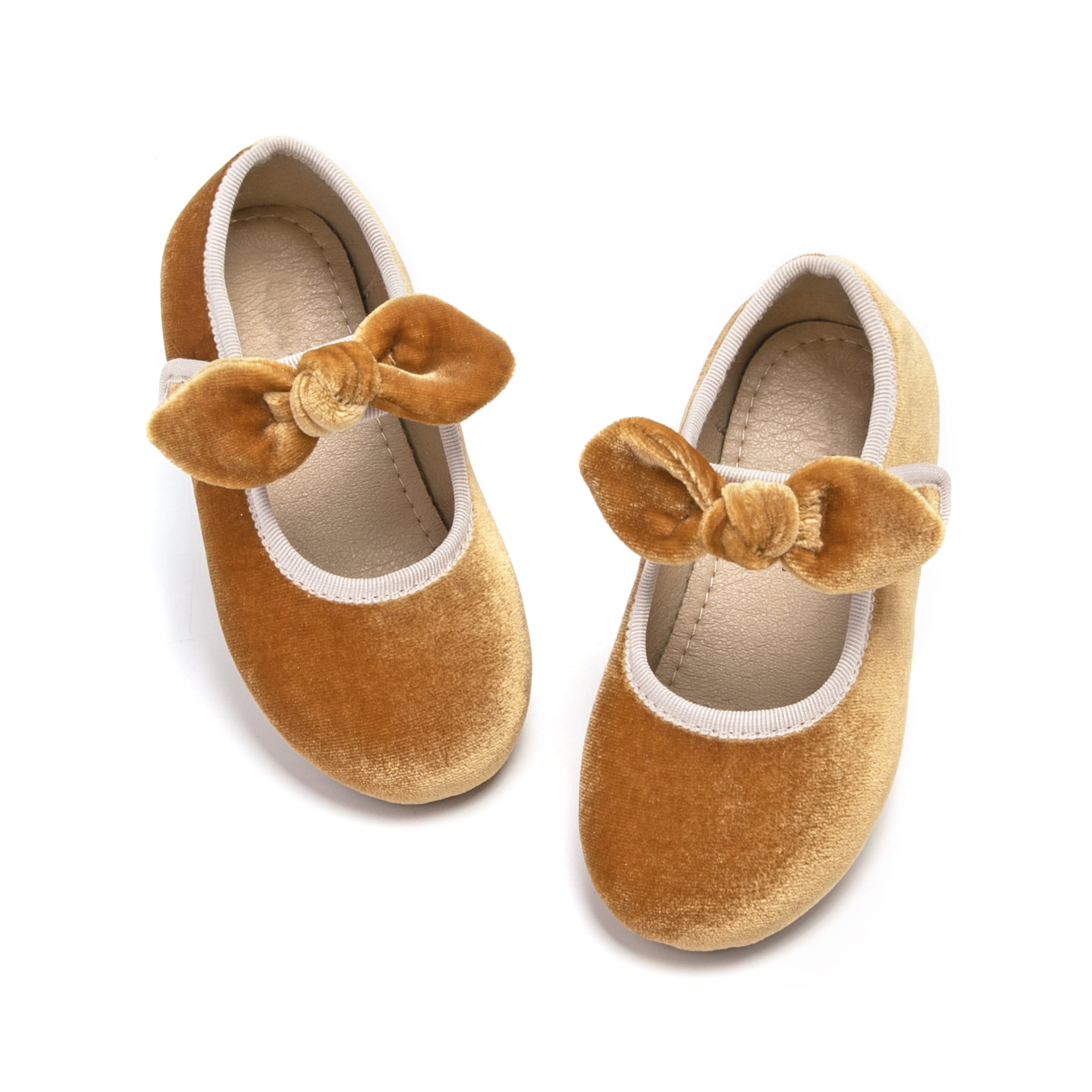 Kiderence Girls Flat Mary Jane Shoes School Party Dress Ballerina Shoe ...