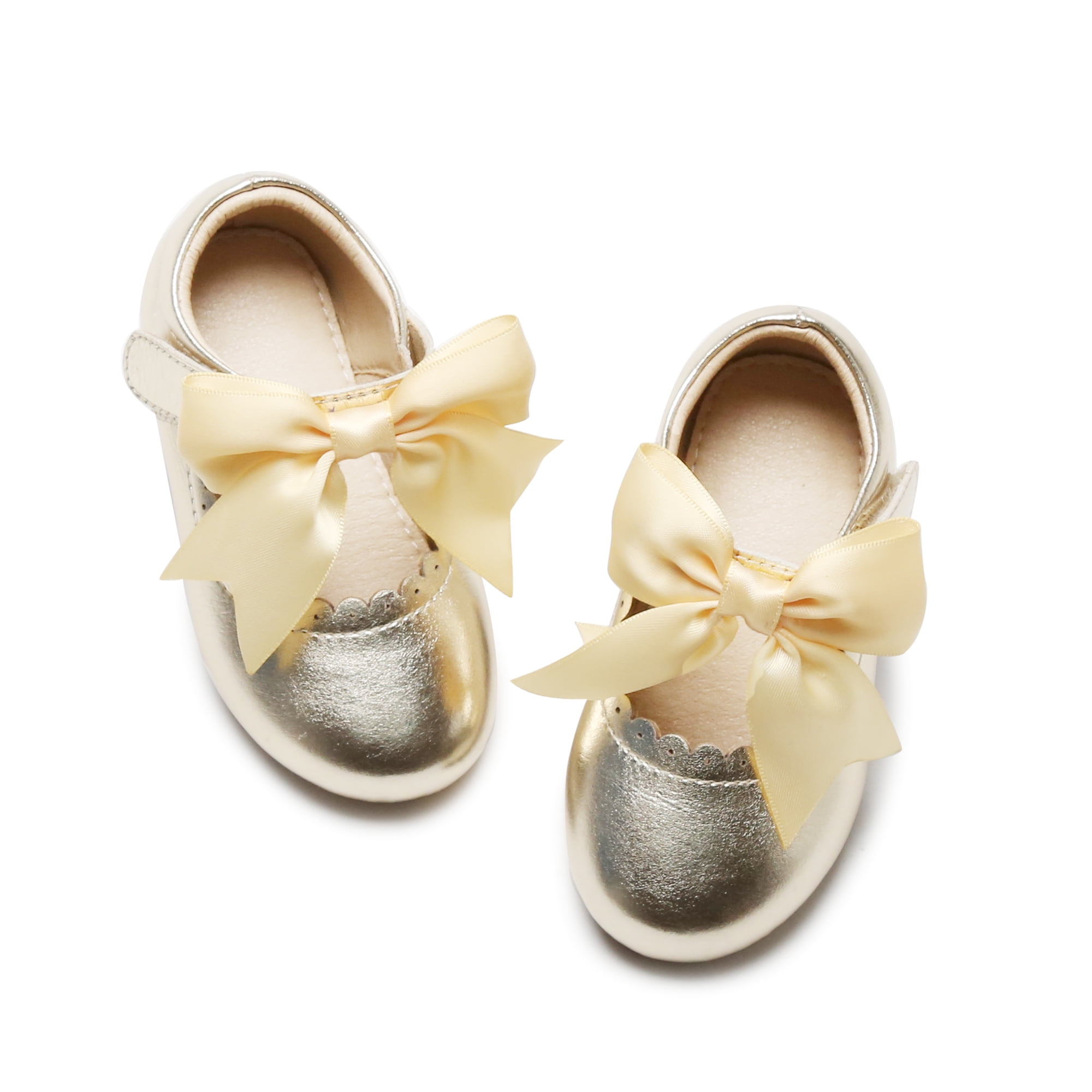 Kiderence Girls Flat Mary Jane Shoes School Party Dress Ballerina Shoe ...