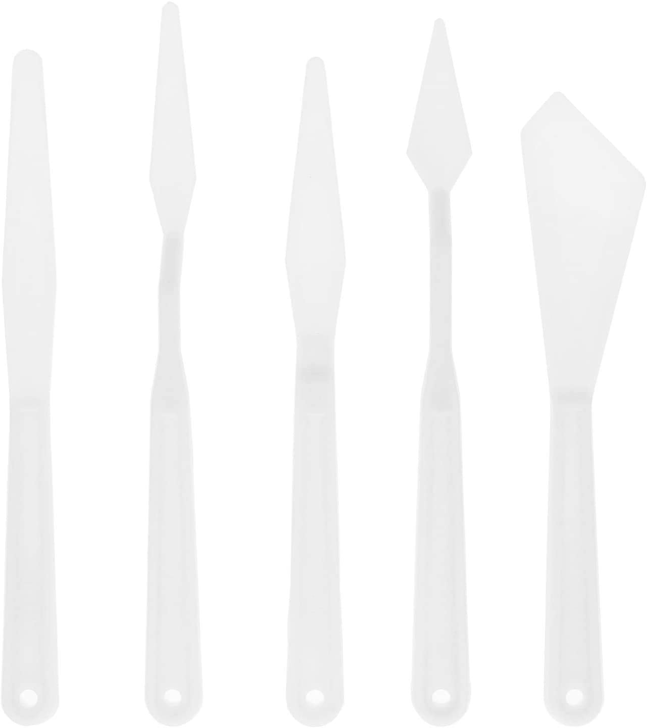 Kidivo Plastic Painting Palette Knives Set5 Piece for Oil Painting ...