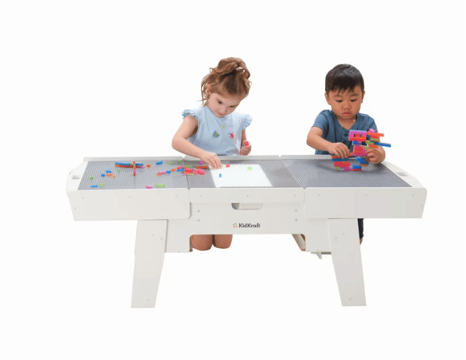 Kidkraft Building Bricks Play N Glow Activity Table - Walmart.com