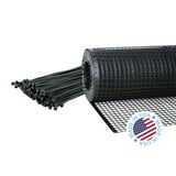 Kidkusion Heavy Duty Deck Guard With Attachment Hardware, 30 Ft Black ...