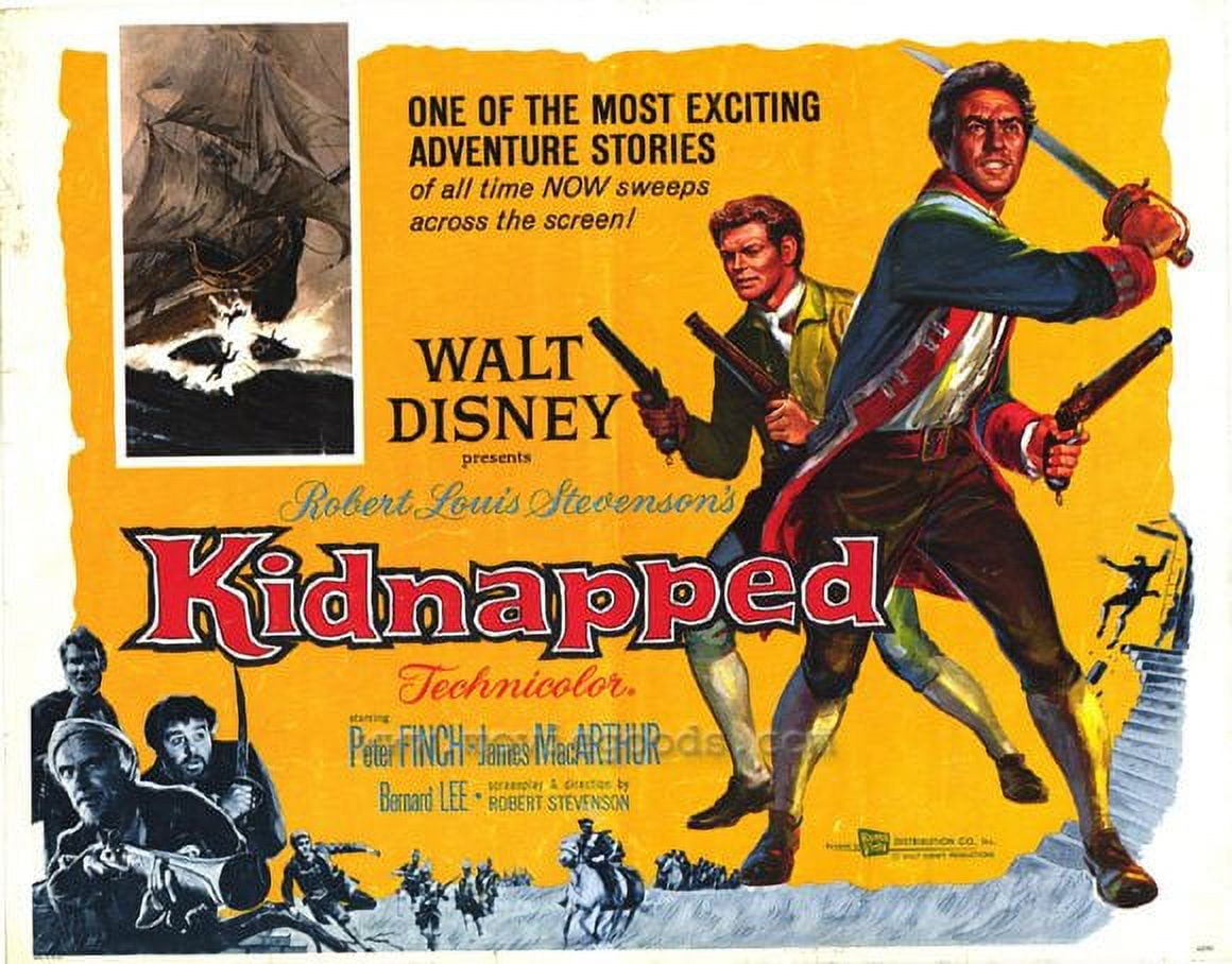 Kidnapped - movie POSTER (Half Sheet Style A) (22" x 28") (1960 ...