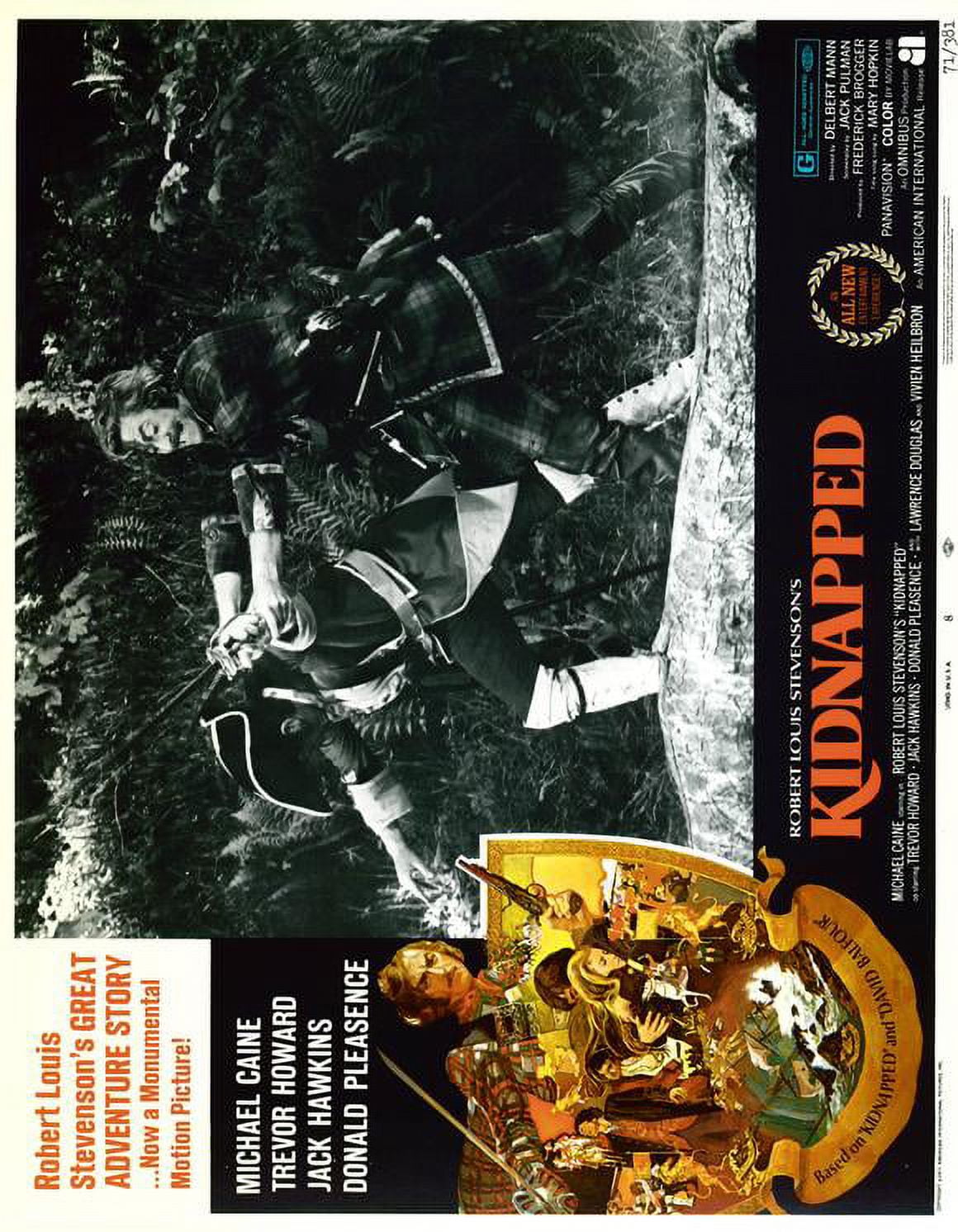 Kidnapped - movie POSTER (Style C) (11" x 14") (1971) - Walmart.com