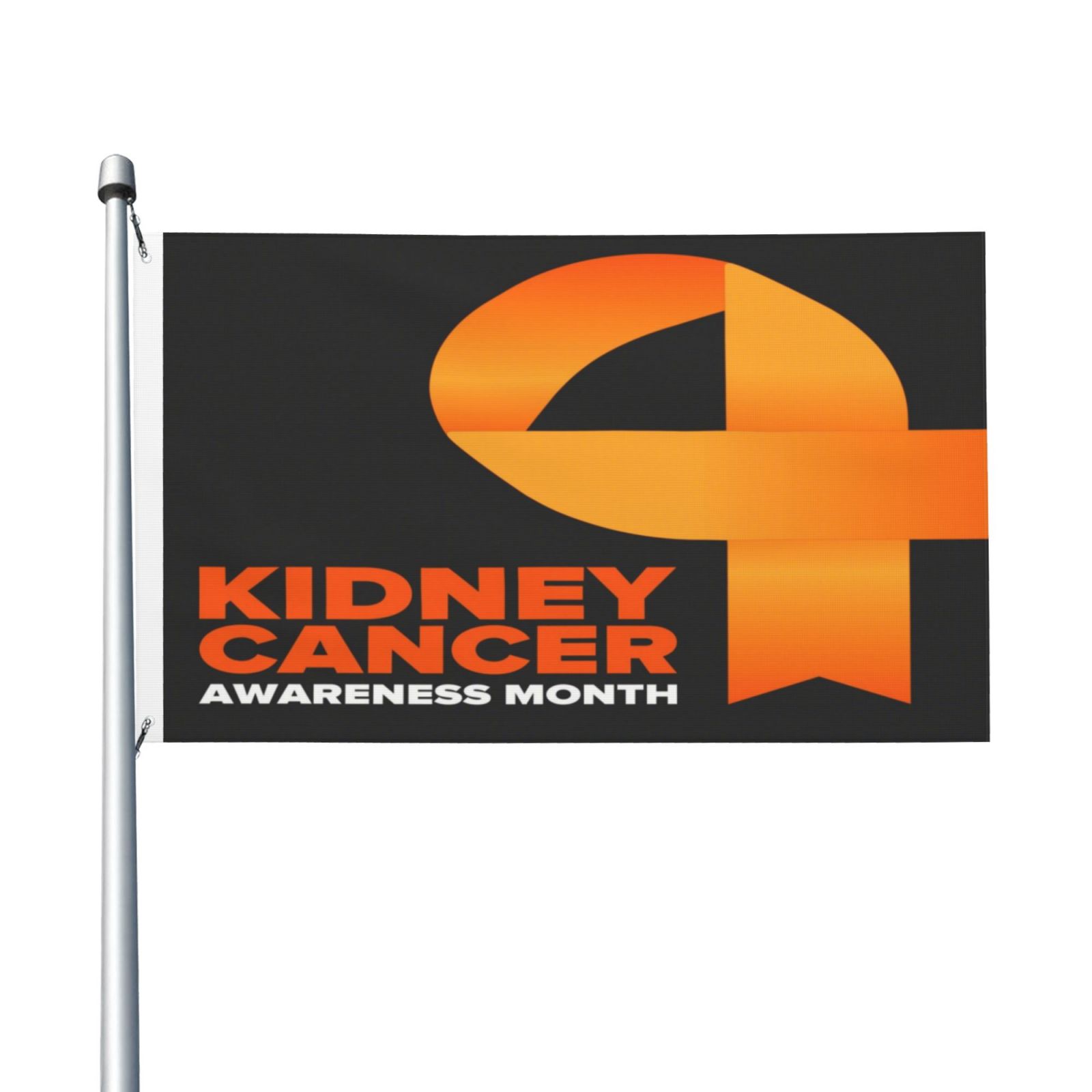 Kidney Cancer Awareness Month Flag 3x5 Ft Double-Sided Flag Outdoor ...