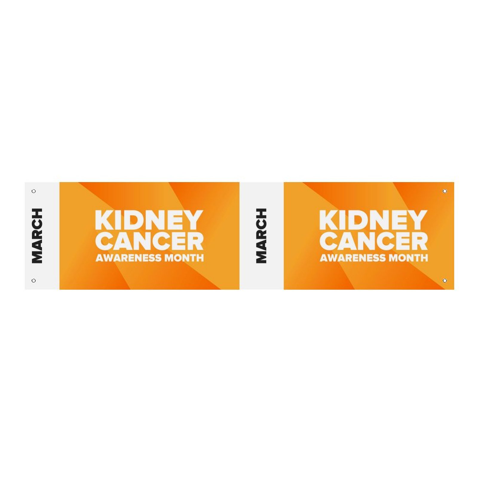 Kidney Cancer Awareness Orange Ribbon Banners Flag Hanging Backdrop ...
