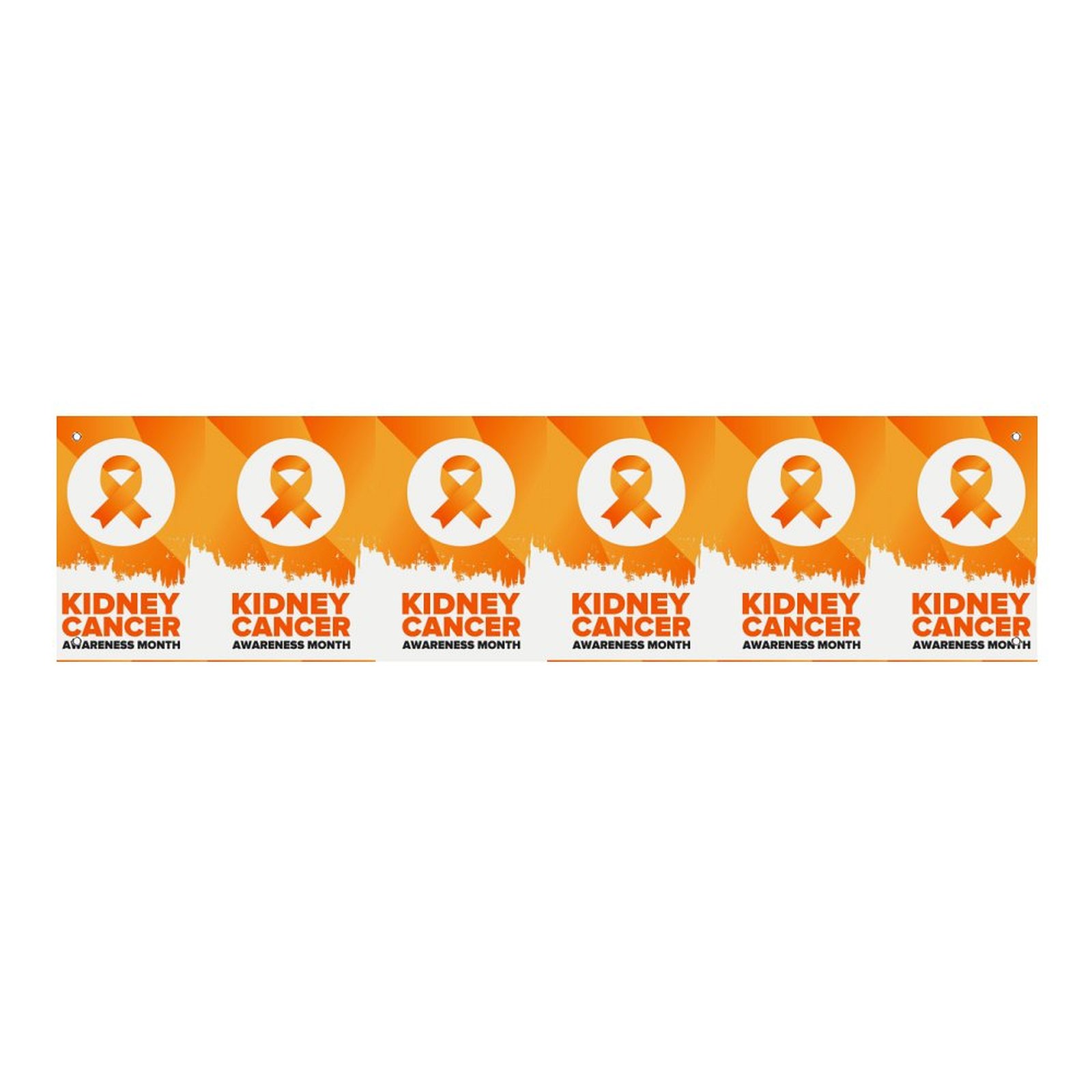 Kidney Cancer Awareness Orange Ribbon Banners Flag Hanging Backdrop ...