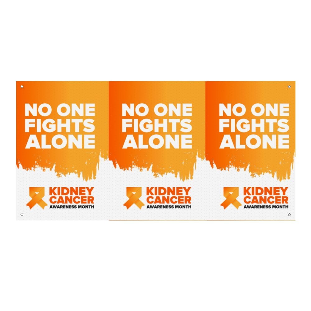 Kidney Cancer Awareness Orange Ribbon Banners Flag Hanging Backdrop ...