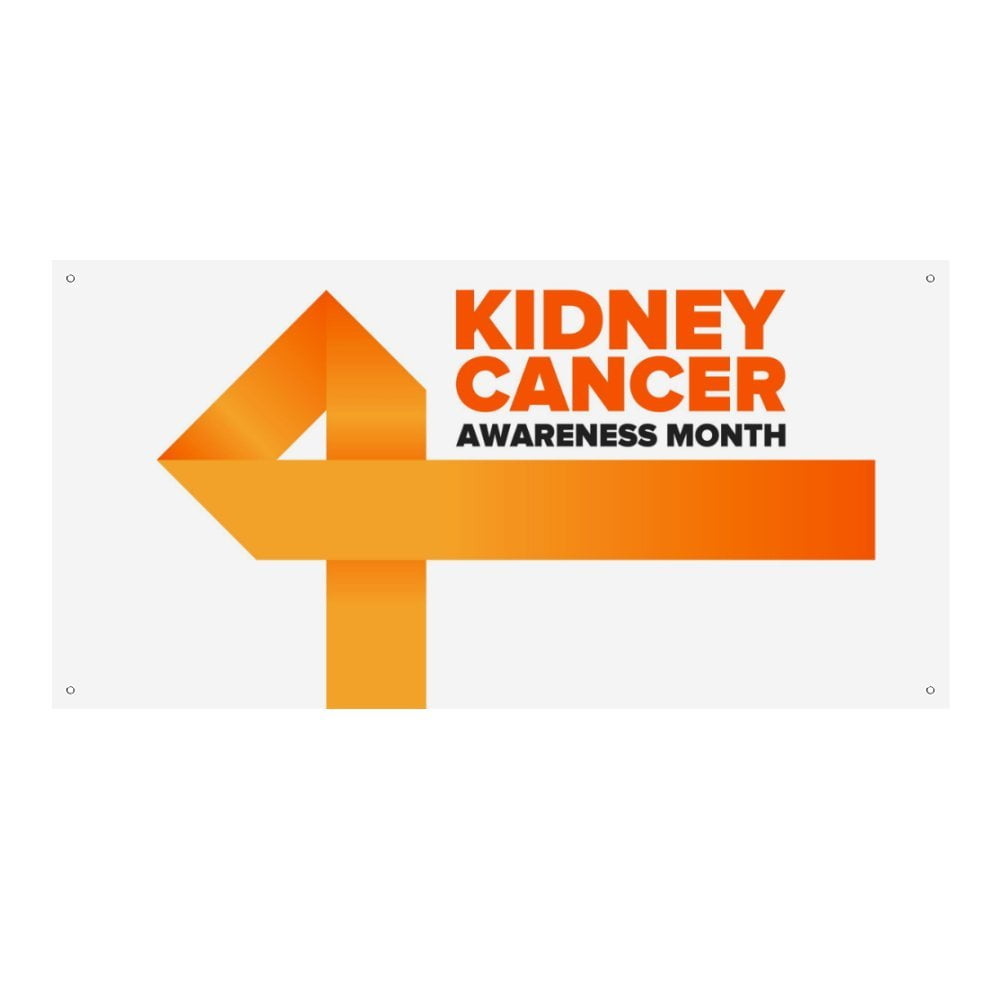 Kidney Cancer Awareness Orange Ribbon Banners Flag Hanging Backdrop ...