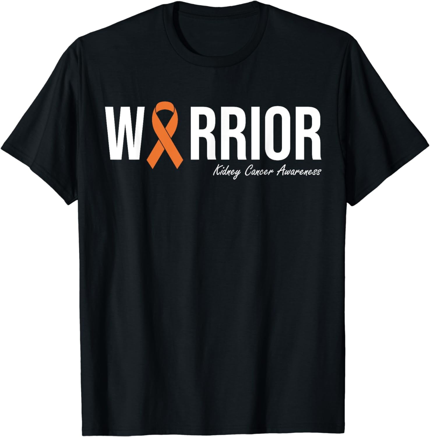 Kidney Cancer Awareness Orange Ribbon T-Shirt - Walmart.com