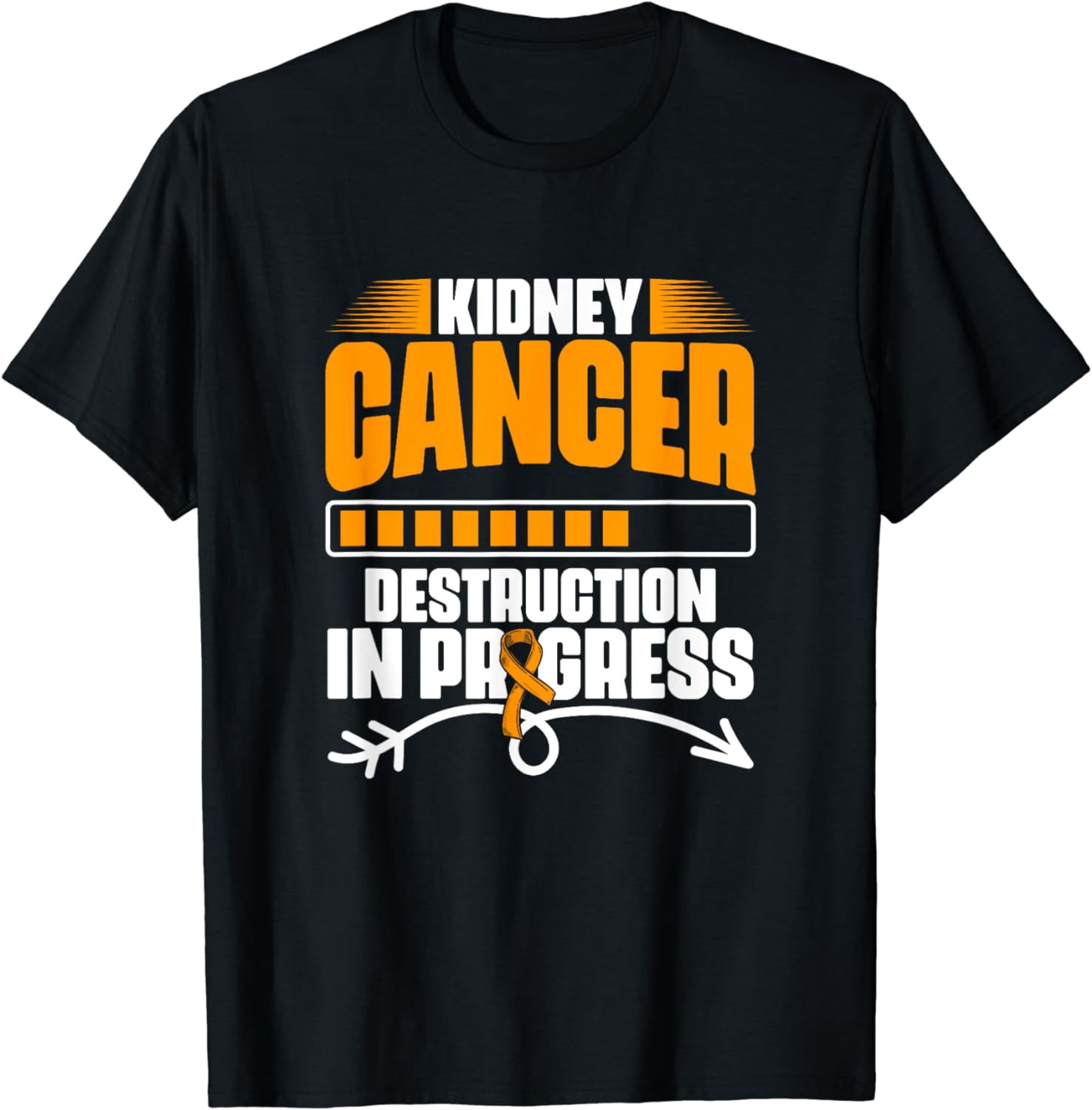 Kidney Cancer Destruction Support Kidney Cancer Survivor T-Shirt ...