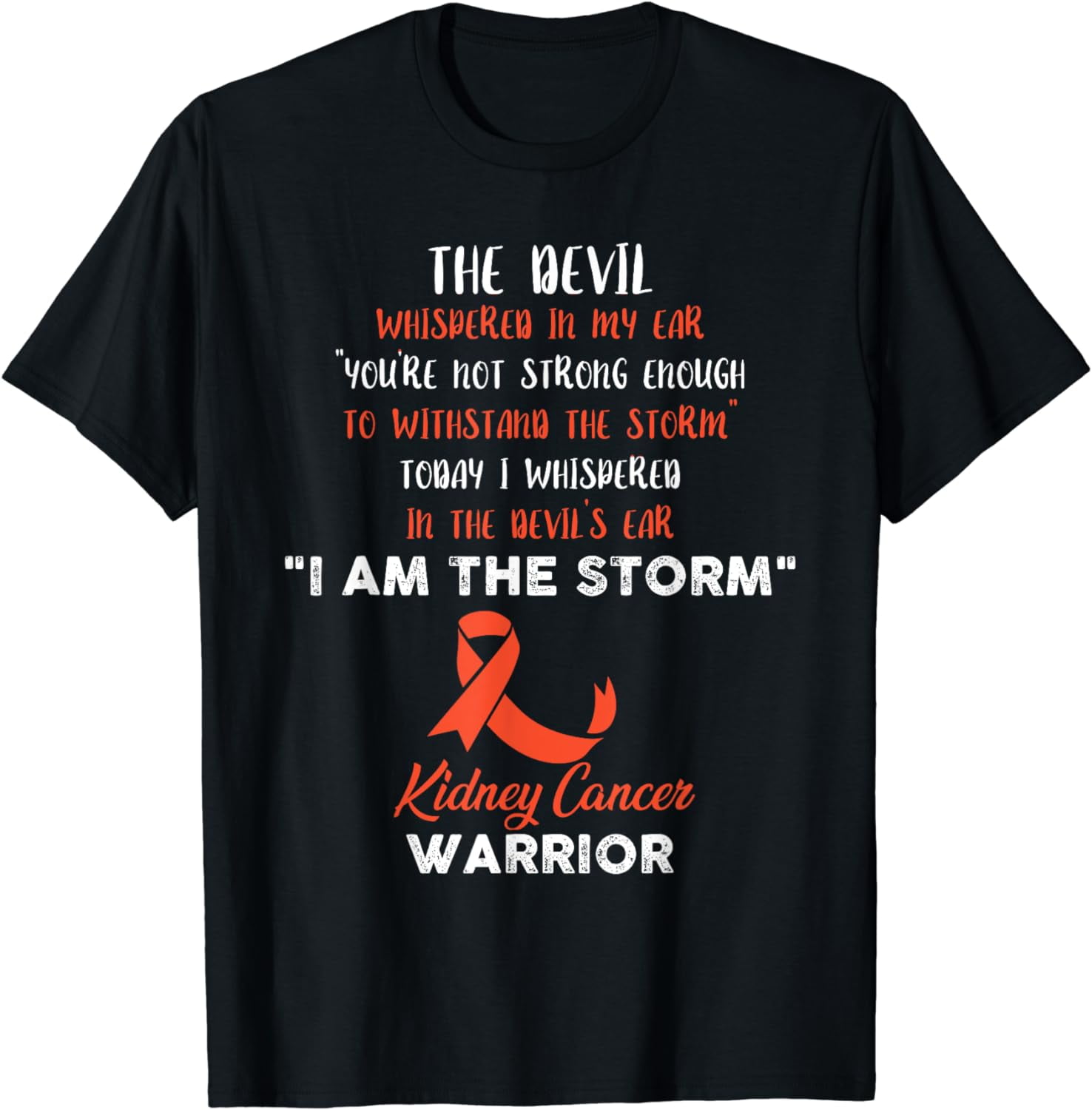 Kidney Cancer Fight Cancer Ribbon T-Shirt - Walmart.com