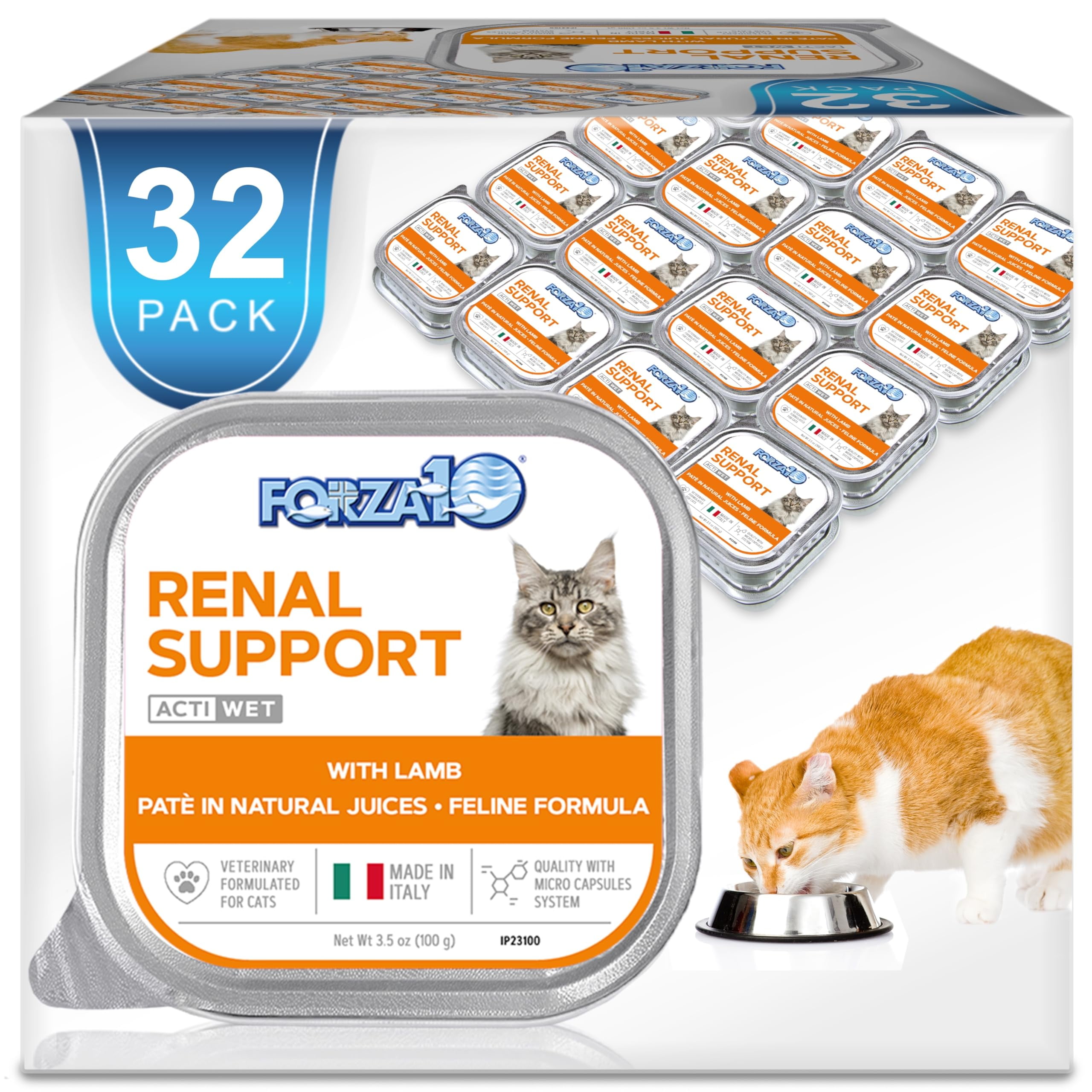 Kidney Care Cat Food - Renal Support Wet Cat Food With Lamb, 3.5 Oz ...