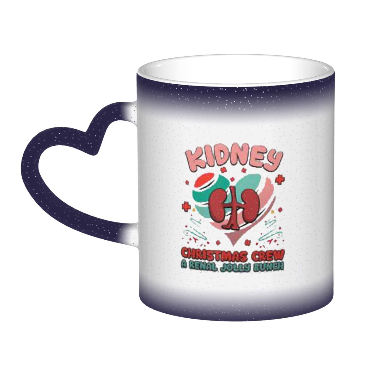 Kidney Crew Mug Color Changing Coffee Mug Ceramic Heat Sensitive Colour ...