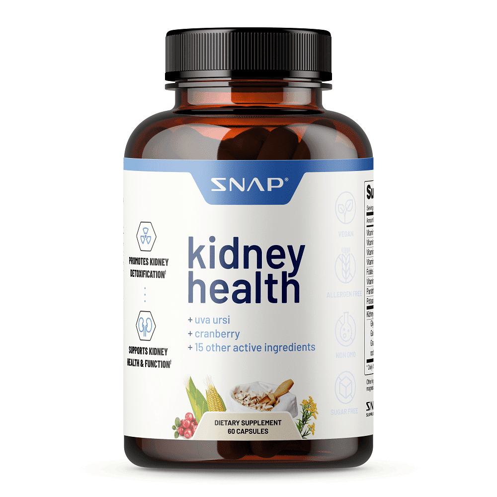 Snap Supplements Herbal Kidney Health Pills, Kidney Cleanse & Detox ...