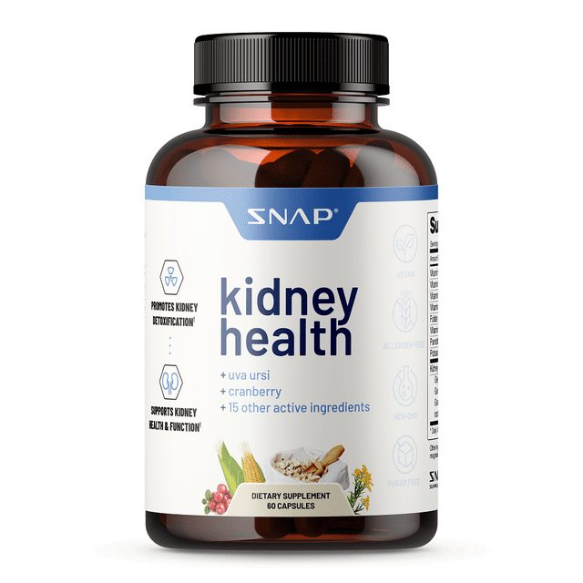 Kidney Health Supplement, Kidney Cleanse and Detox Formula from Snap ...