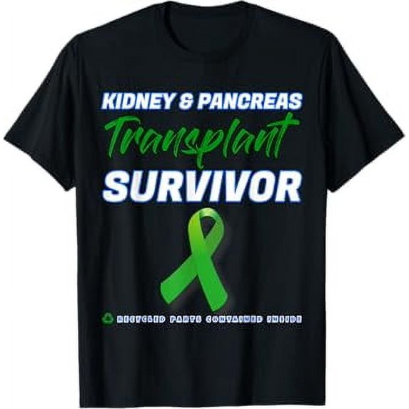 Kidney Pancreas Transplant Survivor renal disease patient T-Shirt ...