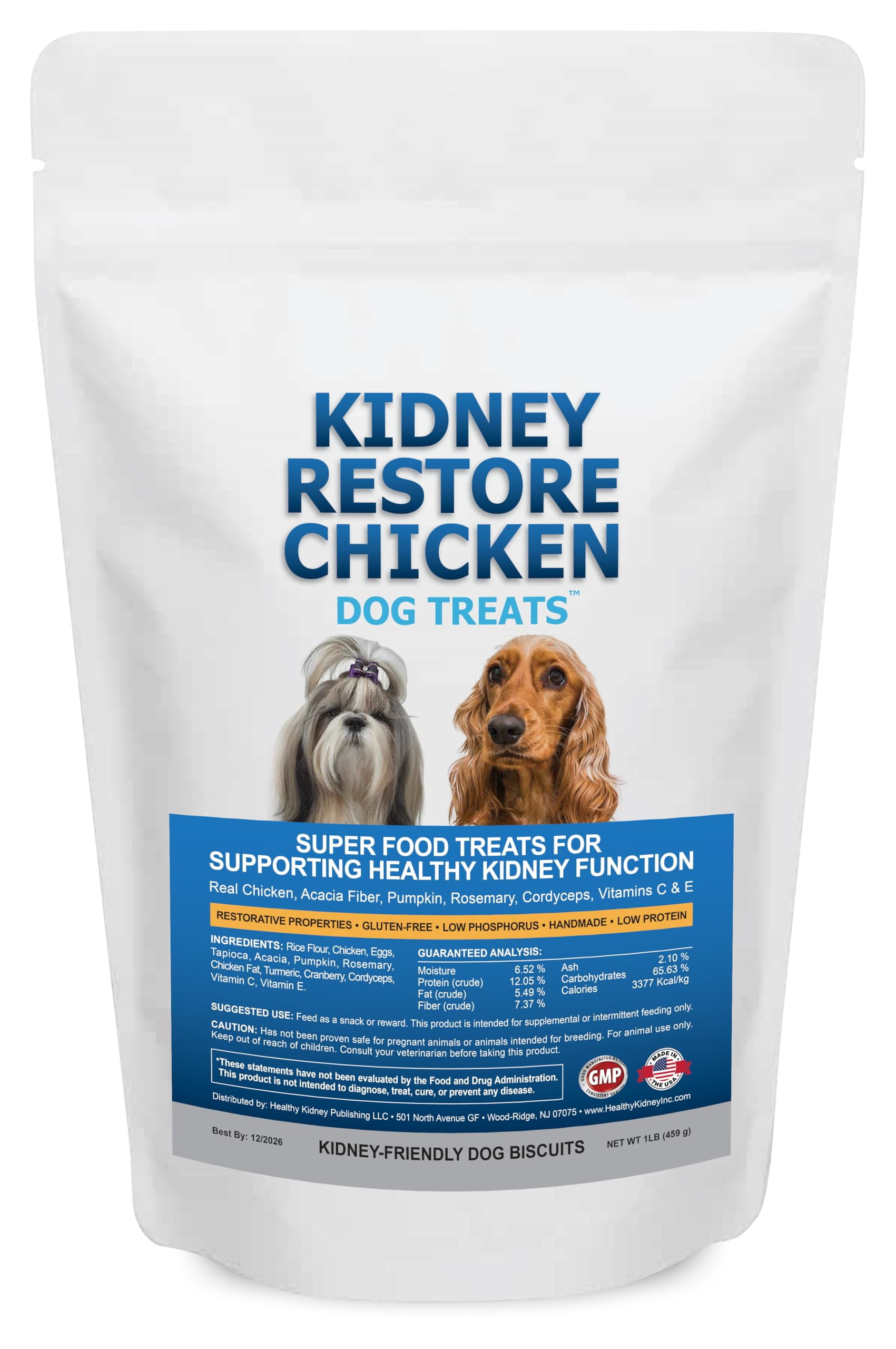 Kidney Restore Chicken Dog STF9 Treats for Kidney Support. Low Protein ...