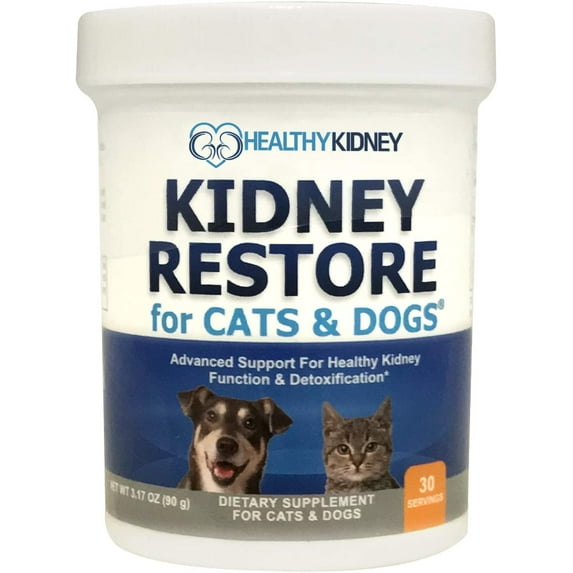 Kidney Restore for Pets, Supports Kidney Function, Reduces Toxins, 1 ...
