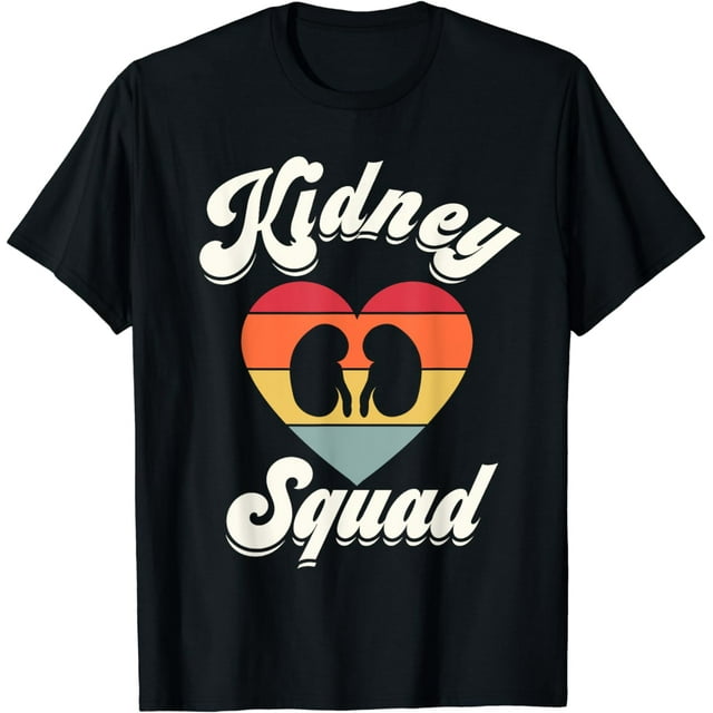 Kidney Team Squad Nephrology Nurse Dialysis Technician Tech T-Shirt ...