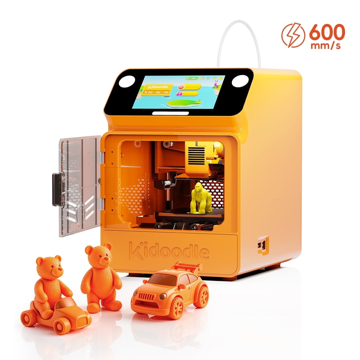 Kidoodle Mini 3D Printer for Kids & Beginners, 600mm/s High Speed ...