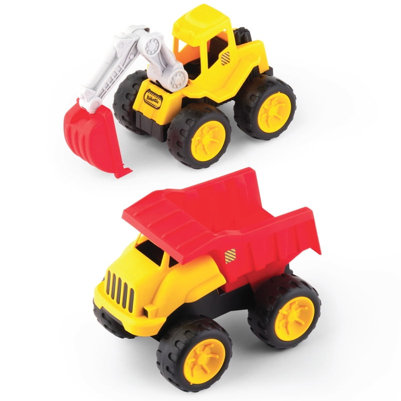Kidoozie Big Tuffies Truck Set Ages 18 Months +, Construction Vehicles ...