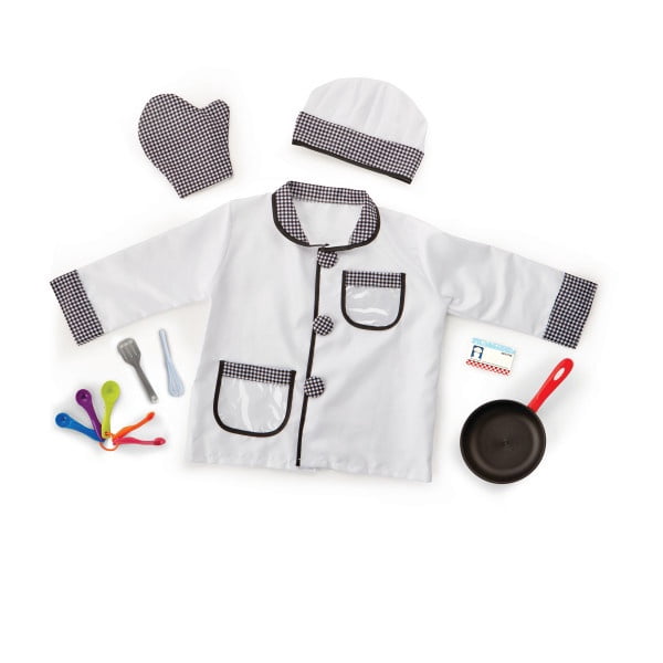 Kidoozie Just Imagine Little Chef Dress-Up Set – Pretend Play Cooking ...