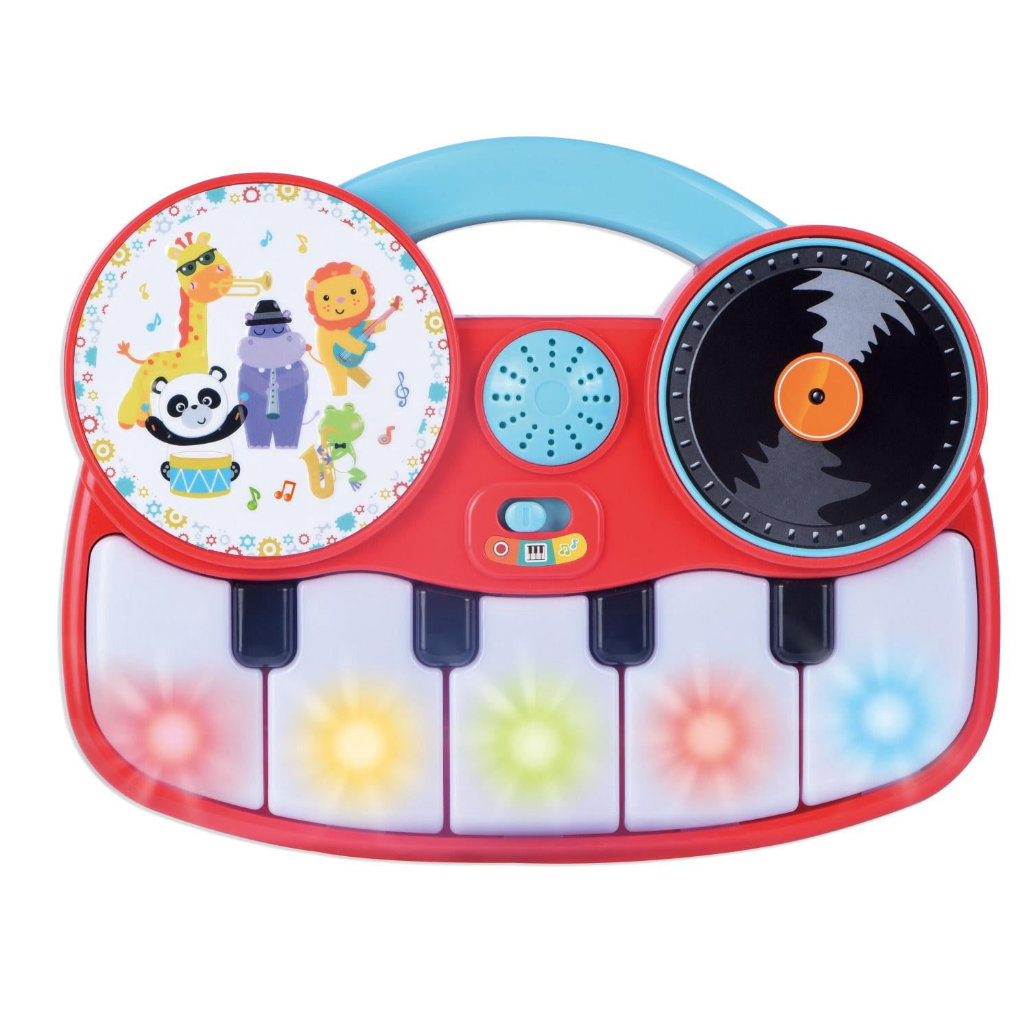 Kidoozie My First DJ Piano - 9 Keys, Beats, Lights, & Scratching Fun ...
