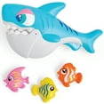 Kidoozie Splish ‘n Splash Chomping Shark, Bathtime Tub Toy for Toddlers ...