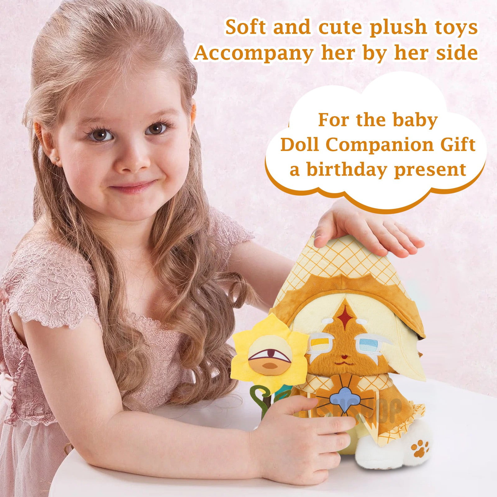 Kidora Toys 11.8 Inch Cookie Run Kingdom Pure Vanilla Cookie Plush ...