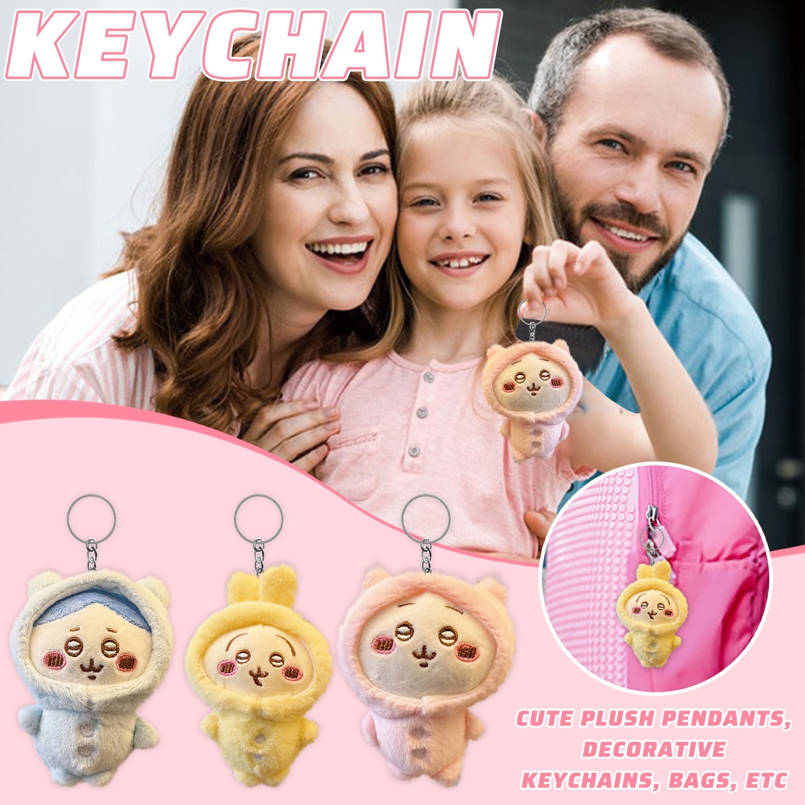 Kidora Toys Chiikawa, Chikawa Keychain, Usagi Chikawa, Chikawa Plush ...