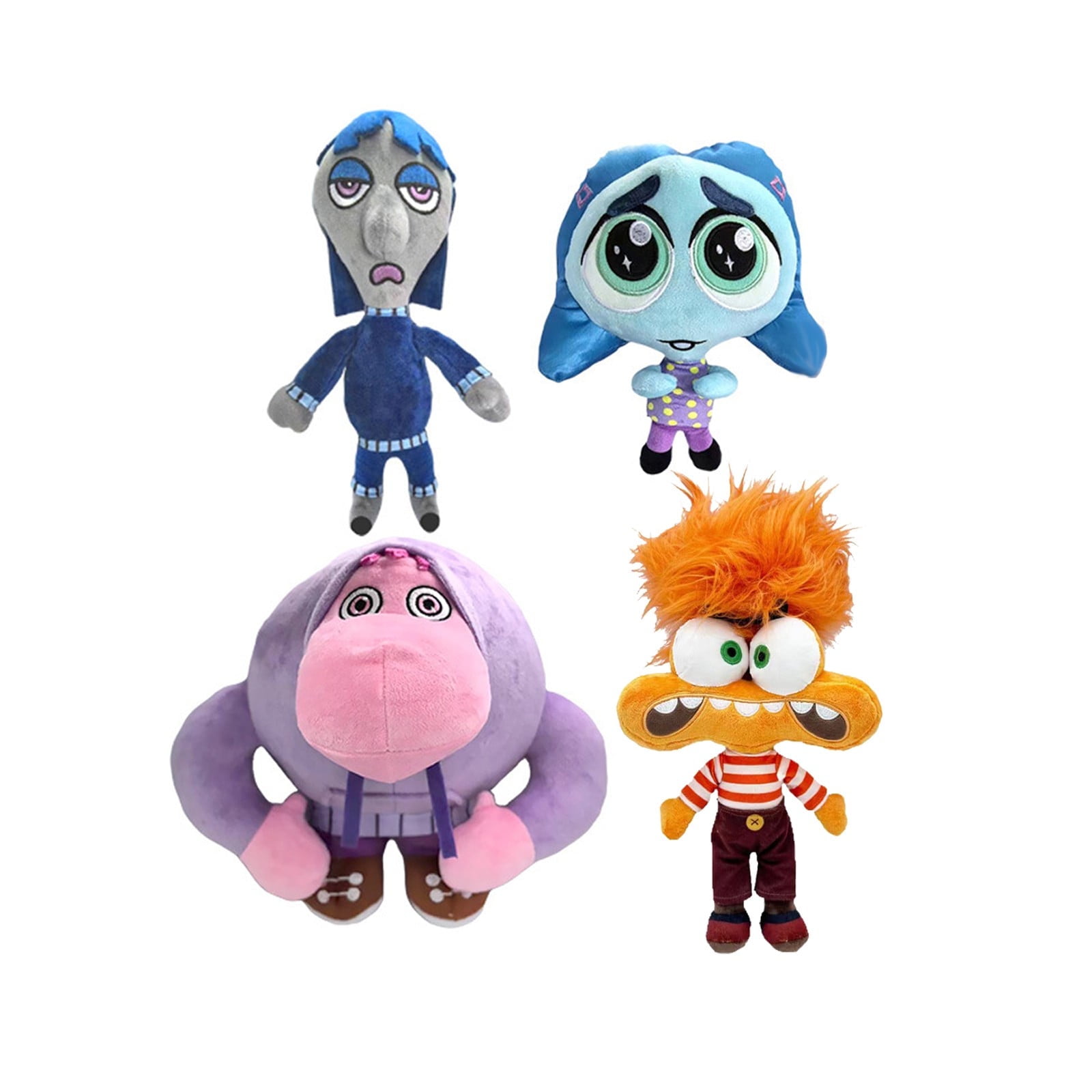 Kidora Toys Inside Out 2 Toys Plush, 4PCS Inside Out Plush Set Mood ...