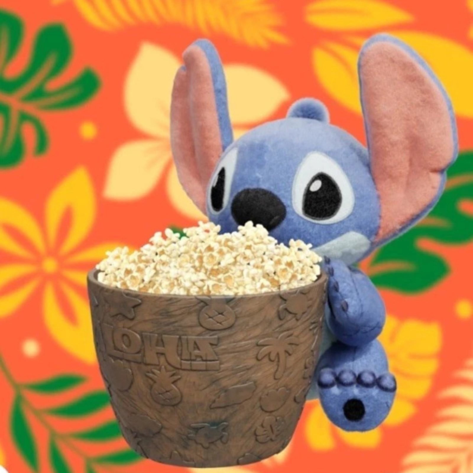 Kidora Toys Stitch Popcorn Bucket Container, New Stitch 2025 Movie ...
