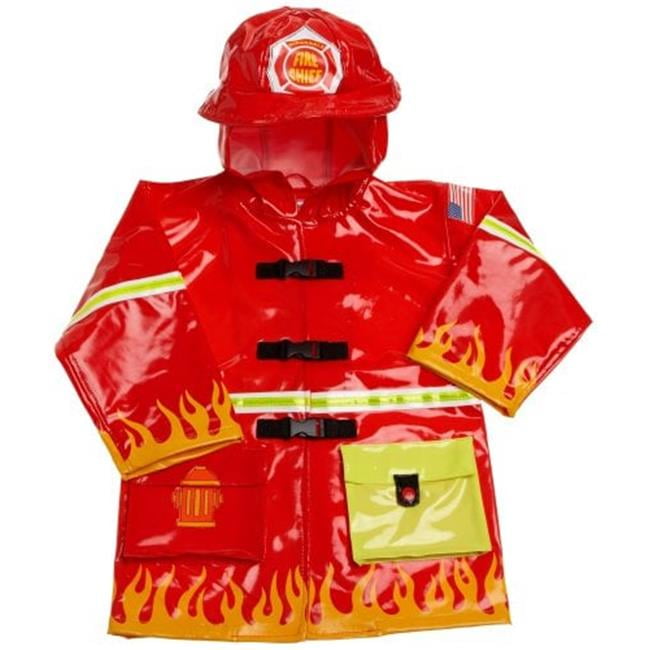 Kidorable KDR_FIRE-RNCOAT-3T Fireman Raincoat - Size 3T - Walmart.com