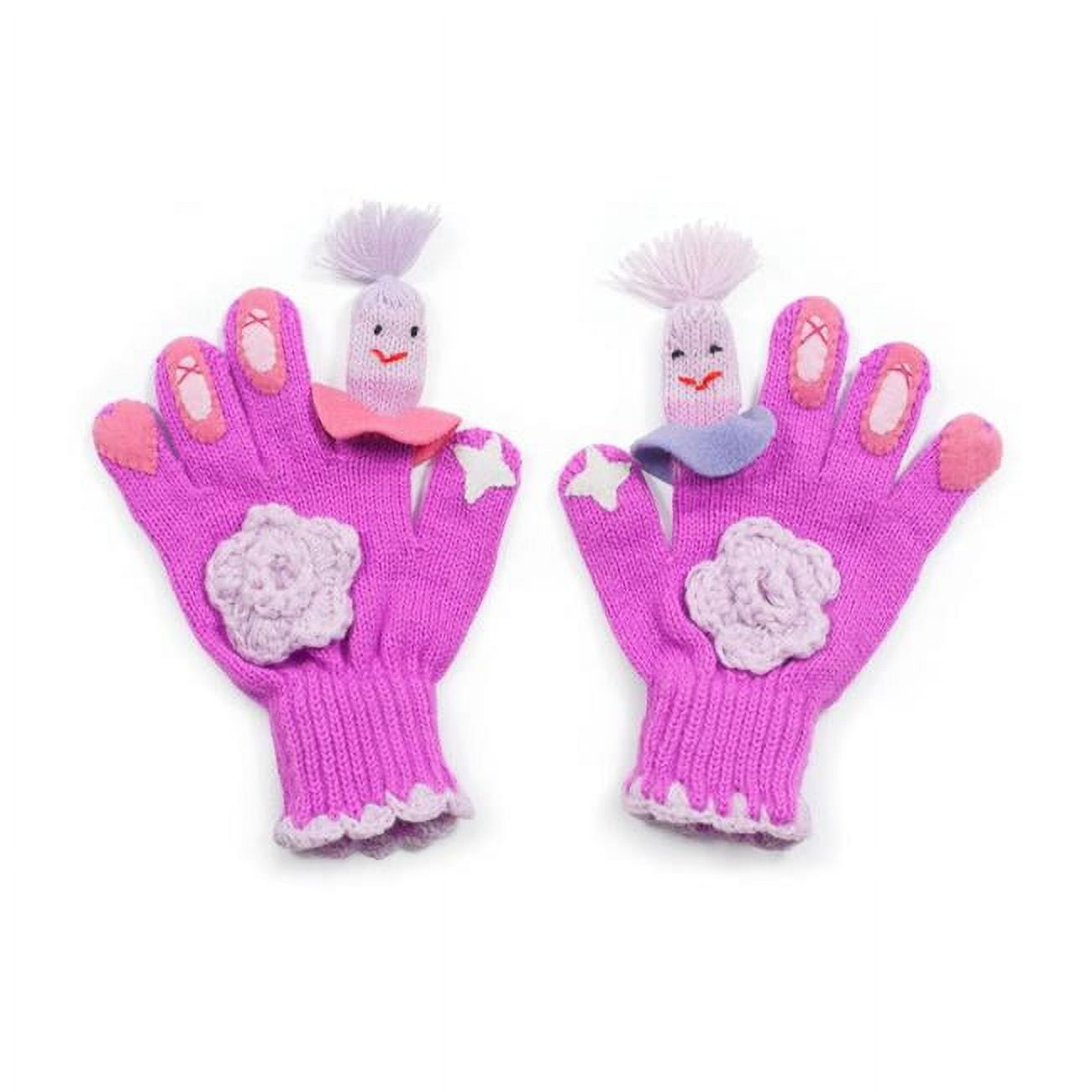 Kidorable GLOVE-BALLET-L 100 Percent Acrylic Purple Ballet Gloves ...