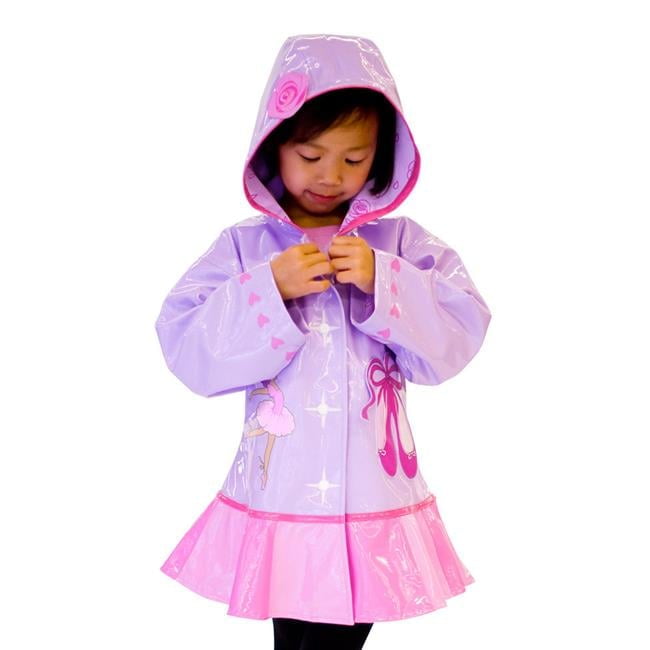 Kidorable PCOAT-BALLET5-6 100 Percent PU with Comfy Polyester Linning ...